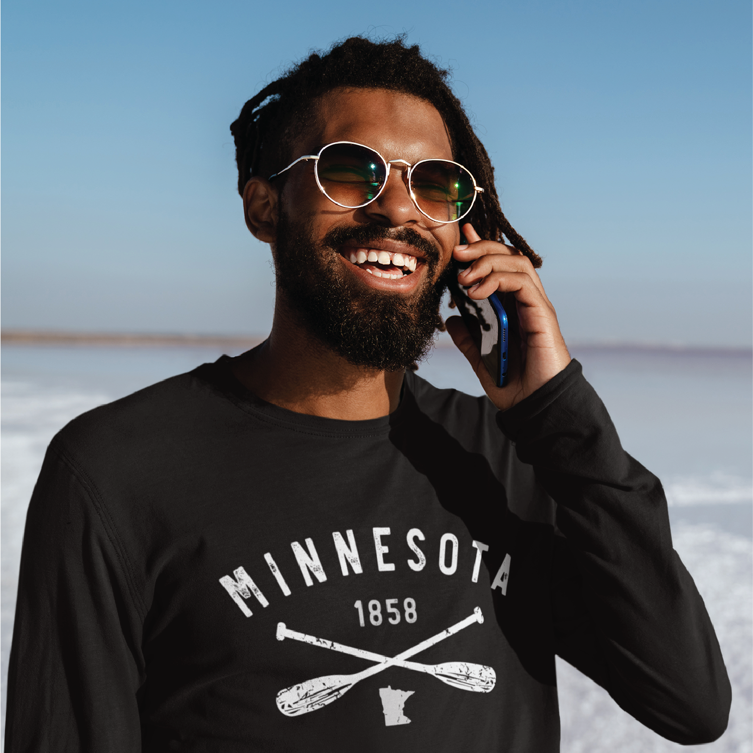 Cross Paddles Minnesota Unisex Long Sleeve – Lakeside Clothing Online